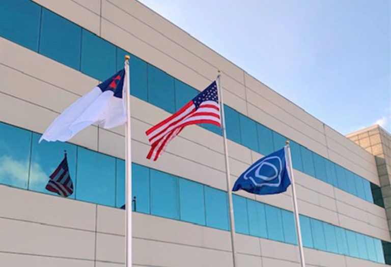 Baptist Union City Adds New Flags Near Main Entrance - baptistleader
