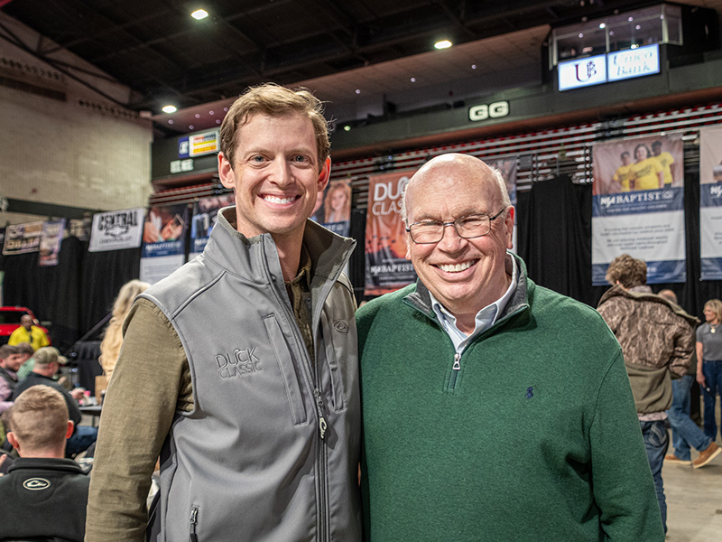 featured-NEA Baptist CEO and Administrator Sam Lynd (left) and Chief ...