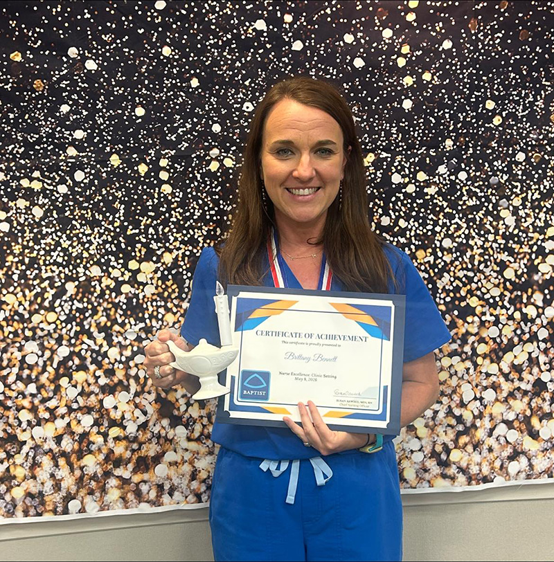 Baptist Anderson Nursing Excellence Clinic Setting, Brittany Bennett ...